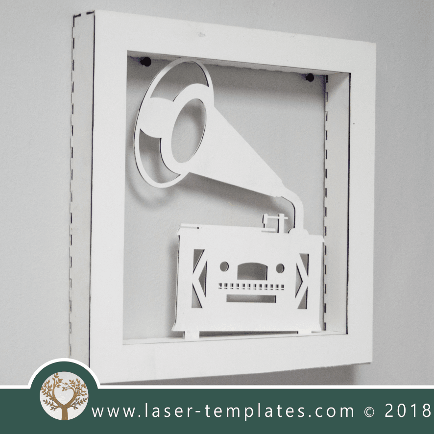Vintage Radio Frame Download. Laser Cut Template Online Store. – Laser ...