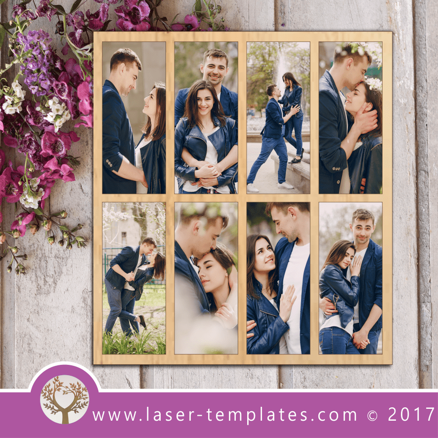 Laser Cut Wedding Frame Set Template, Download Vector Designs Online ...