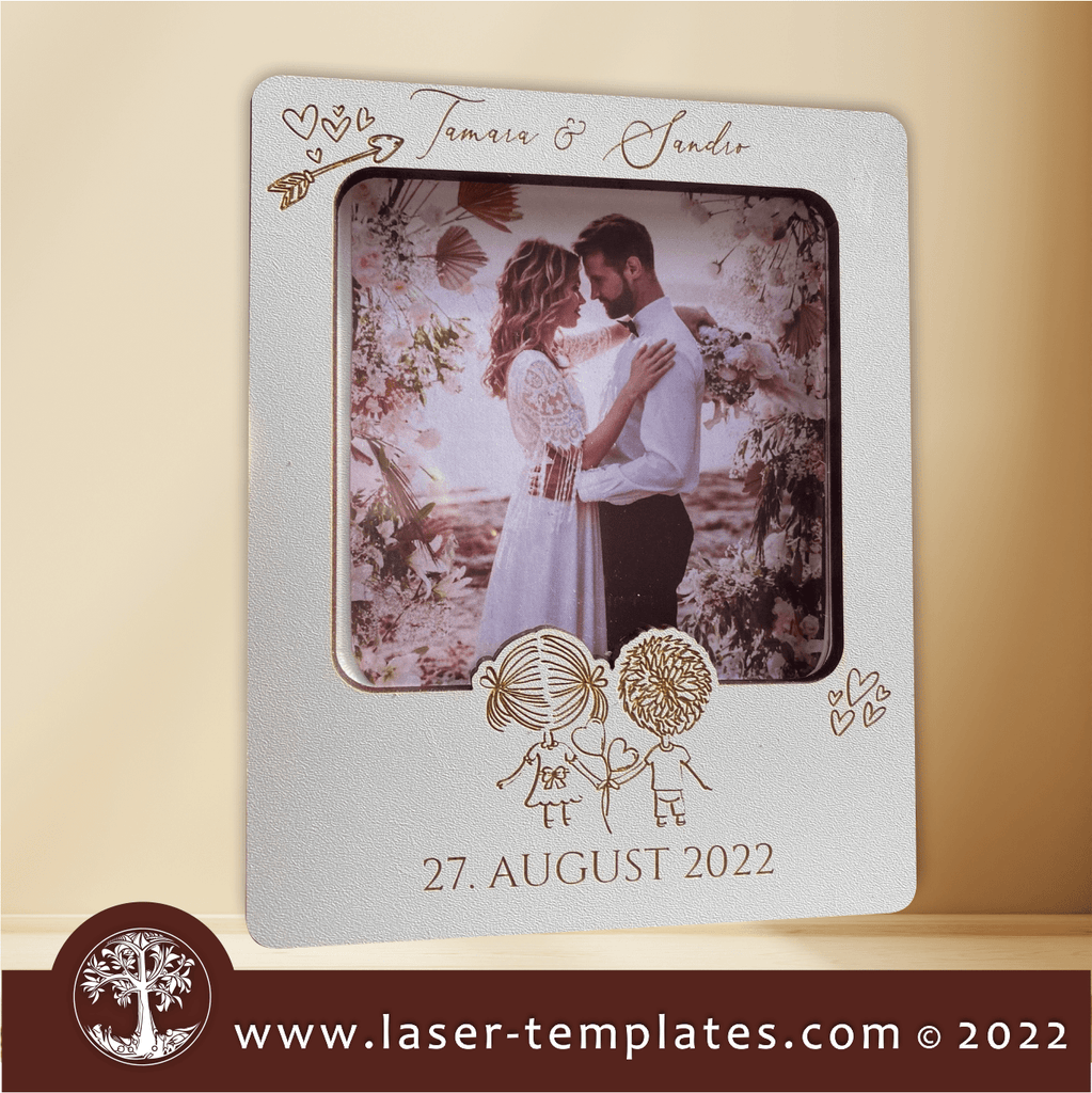 Wedding Photo Frame – Laser Ready Templates