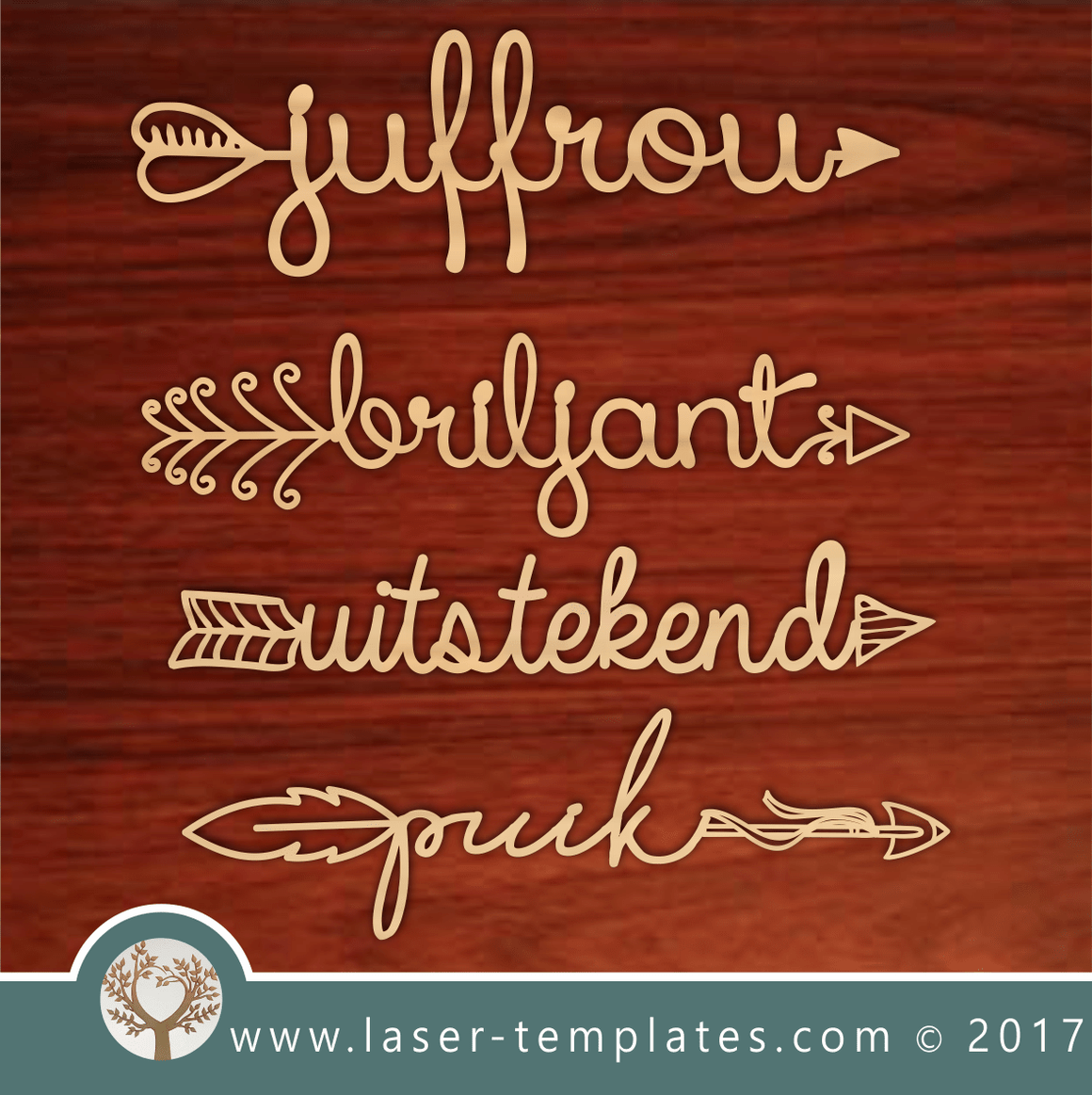 Laser Cut Word - Arrow Templates. Download Designs. – Laser Ready Templates