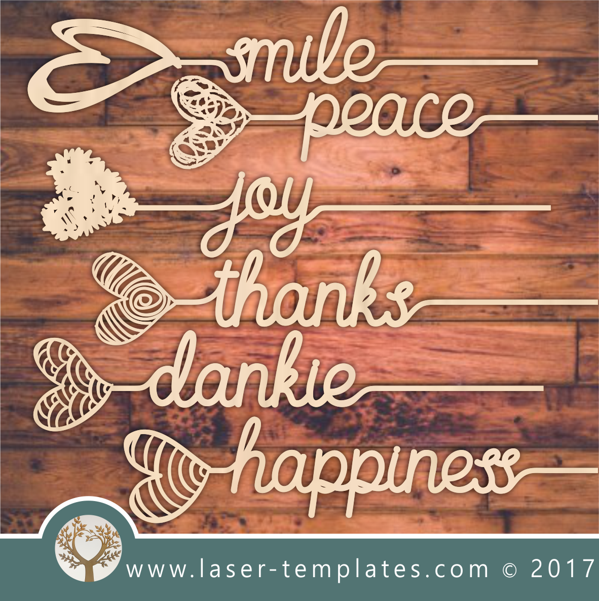 Laser Cut Word - Heart Templates. Download Designs. Free Patterns ...