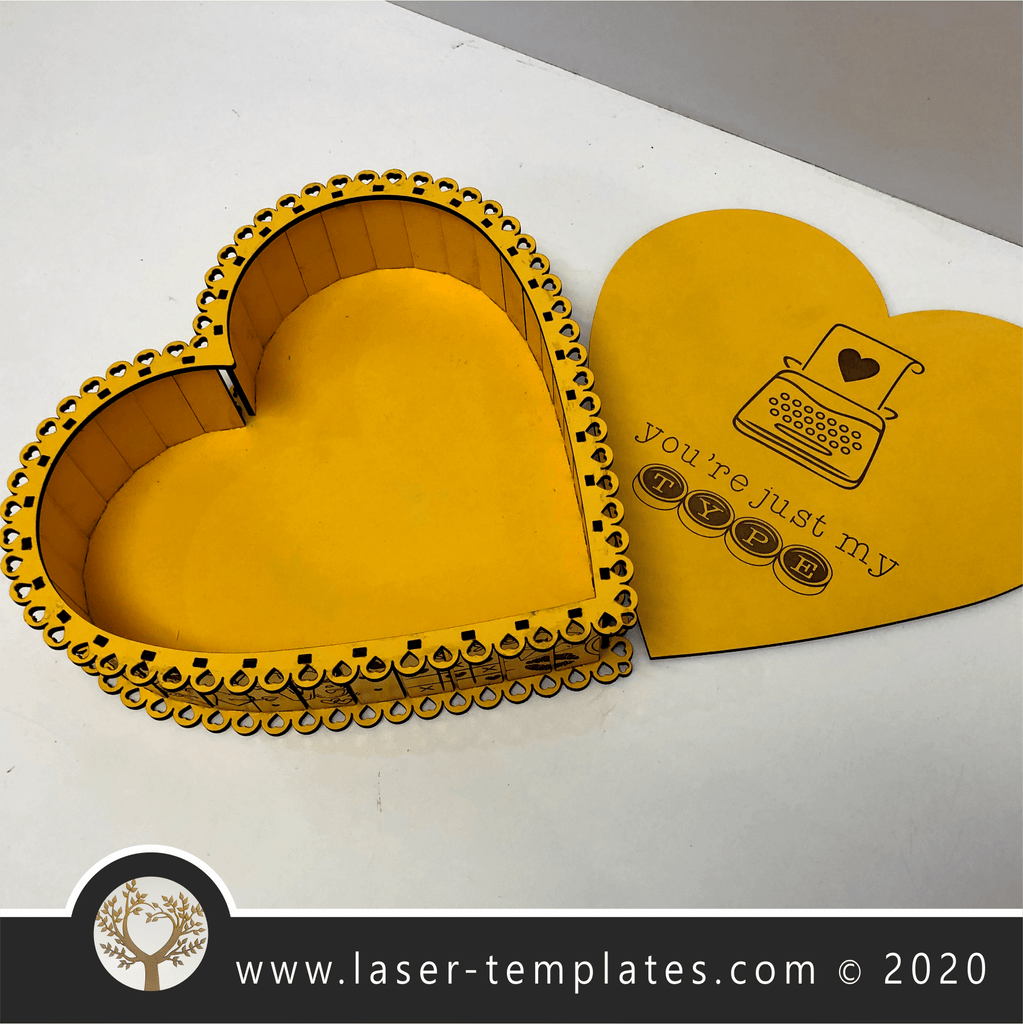 Laser Ready You're Just My Type Pun Box Vector File – Laser Ready Templates