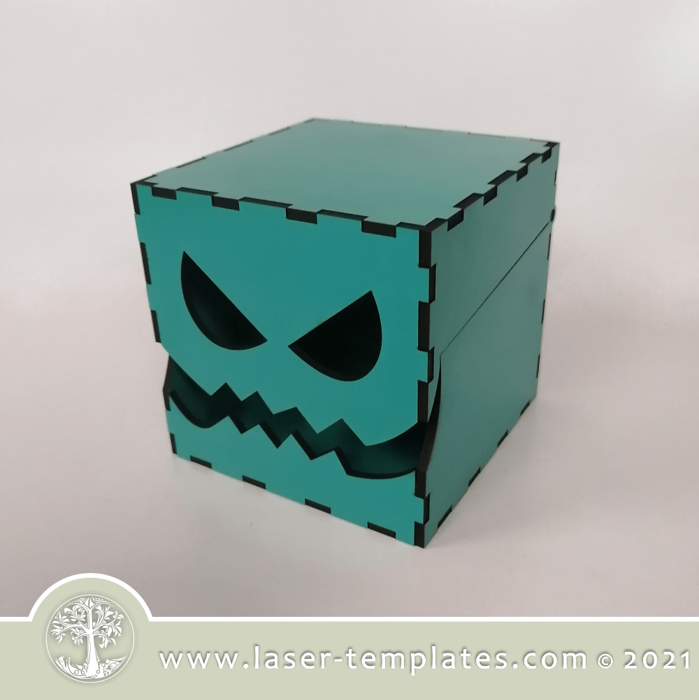 Laser Ready Halloween Monster Box 1 Vector File – Laser Ready Templates