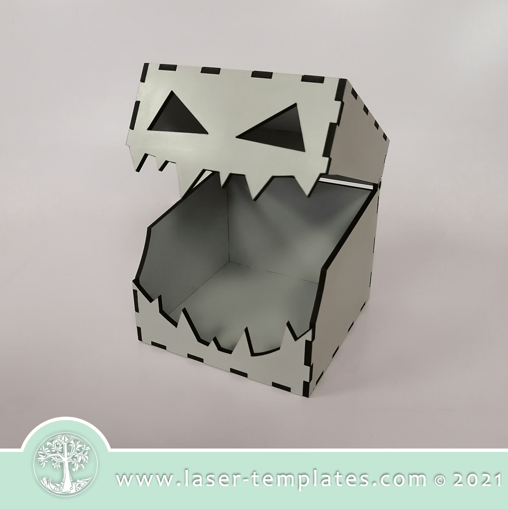 Laser Ready Halloween Monster Box 2 Vector File – Laser Ready Templates